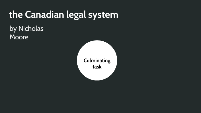 the Canadian legal system by Nicholas Moore on Prezi