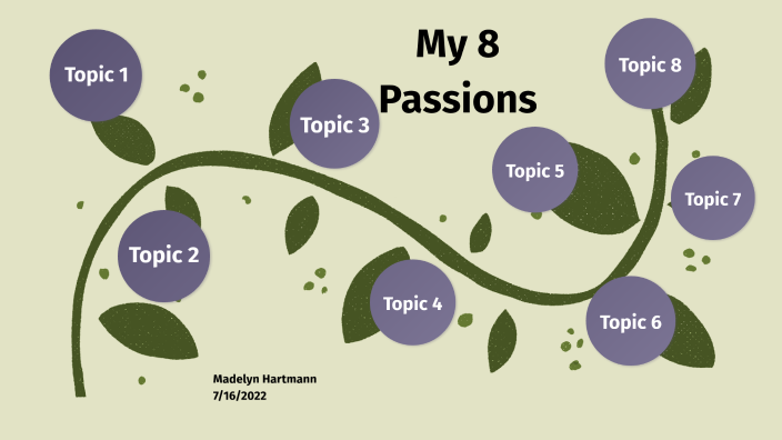8 Passions by Madelyn Hartmann on Prezi