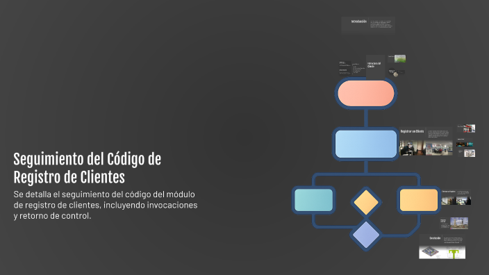 Seguimiento del Código de Registro de Clientes by Tomás Ramos on Prezi