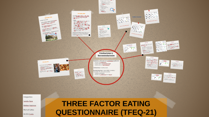 THREE FACTOR EATING QUESTIONNAIRE (TFEQ-21) by Sandra Buse on Prezi