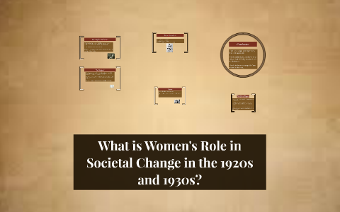 The Changing Role of Woman in the 1920s and 1930s by cerella zhao on Prezi