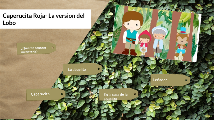 Caperucita Roja- La version del Lobo by Juli Lamoureux on Prezi