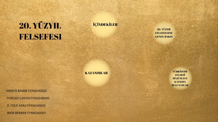 20. yy FELSEFESİ by Merve Bakır on Prezi