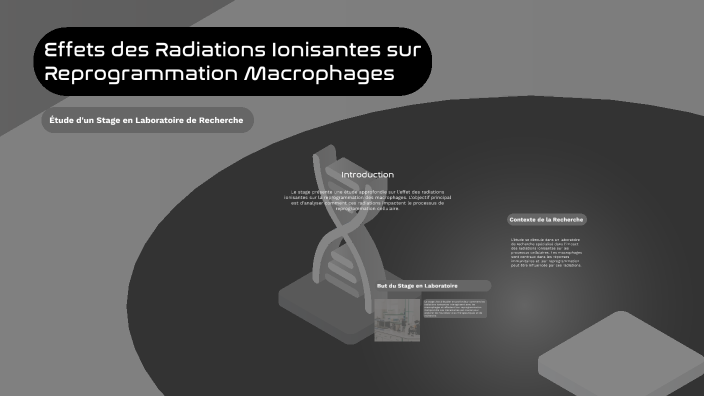 Effets des Radiations Ionisantes sur Reprogrammation Macrophages by ...