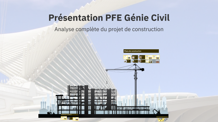 Présentation PFE Génie Civil by Hanane Mchimech on Prezi