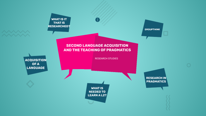 Second language acquisition and the teaching of pragmatics. by Tatiana ...