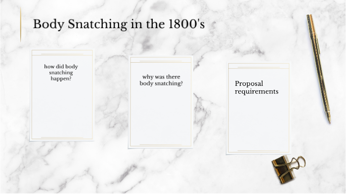 Body snatching in the 1800's by Kiara Elegante on Prezi