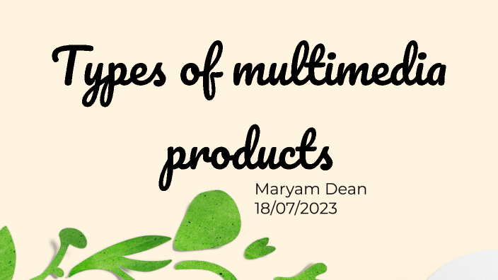 Types of multimedia products by Jeff Bezos on Prezi