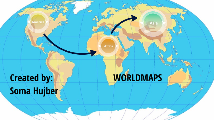 World map by Soma Hujber on Prezi
