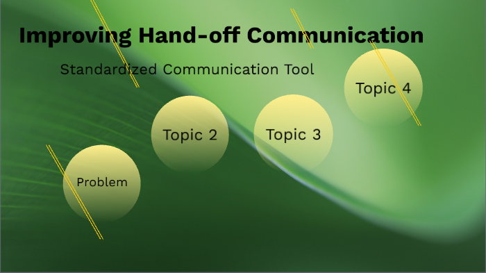 Improving Handoff Communication Between Units by Chris Manuel on Prezi