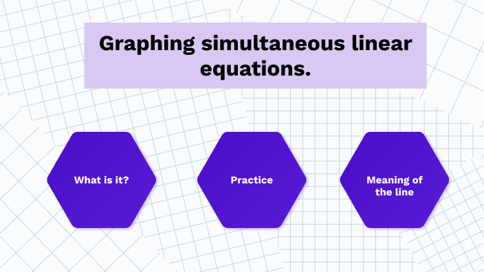 Graphing simultaneous linear equations. by Shelby N on Prezi