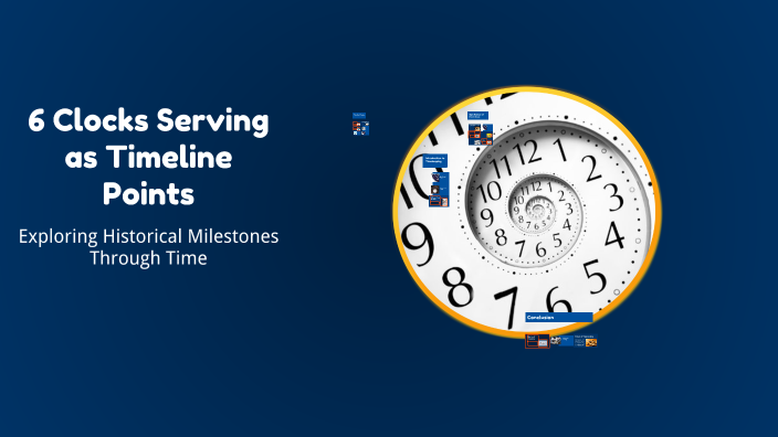6 Clocks Serving as Timeline Points by Asher Blocker on Prezi