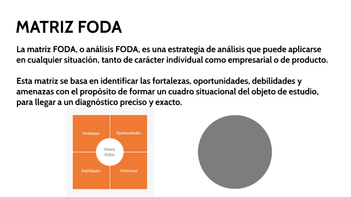 MATRIZ FODA by jasson canelos on Prezi