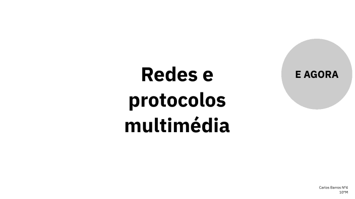 Redes e protocolos multimédia by CarlosASB on Prezi