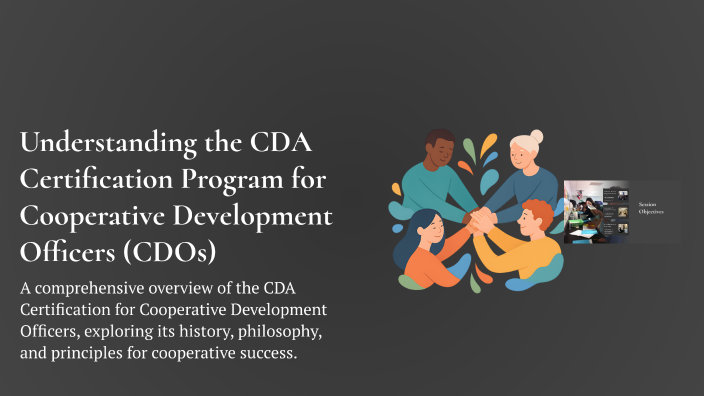 Understanding the CDA Certification Program for Cooperative Development ...