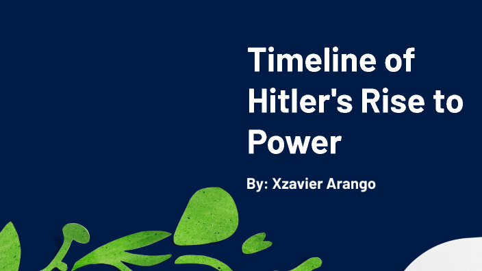 Hitler Project by Xzavier Arango on Prezi