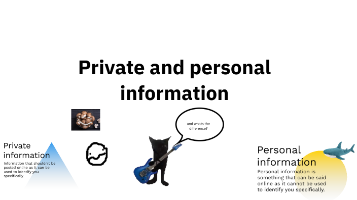 Private and personal information and whats the difference by Benedictus ...