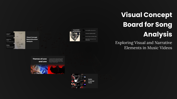 Visual Concept Board for Song Analysis by Nhim Nhim on Prezi