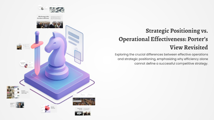 Strategic Positioning vs. Operational Effectiveness: Porter’s View ...