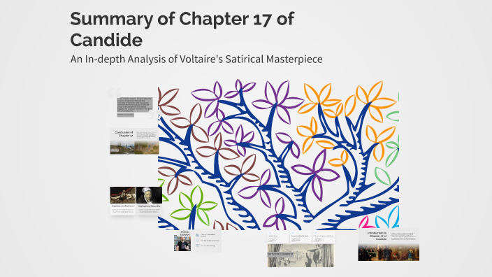 Summary Of Chapter 17 Of Candide By Morinho Uuuh On Prezi