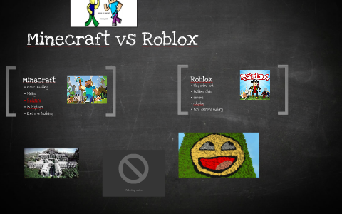 Minecraft vs Roblox by ale van