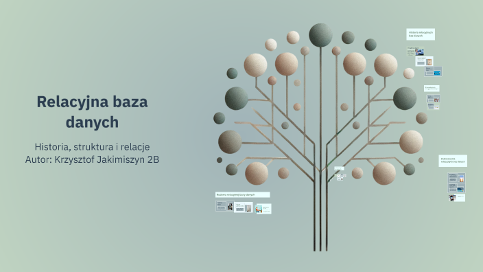 Relacyjna baza danych by Krzysztof Jakimiszyn on Prezi