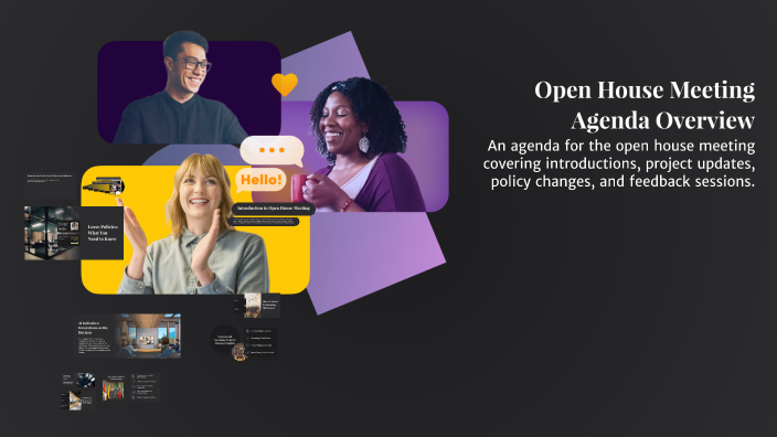 Open House Meeting Agenda Overview by petchiappan m on Prezi