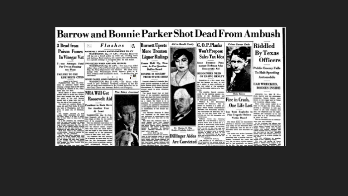 Bonnie & Clyde by sierra holcomb on Prezi