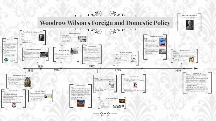 Woodrow Wilson's Foreign and Domestic Policy by laine langenbrunner on ...