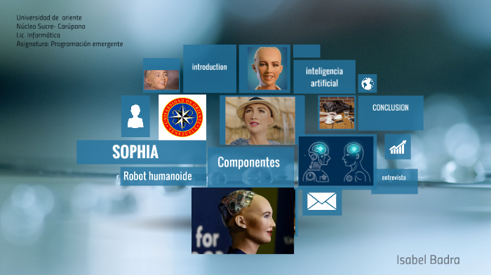 sophia la robot by isa badra on Prezi