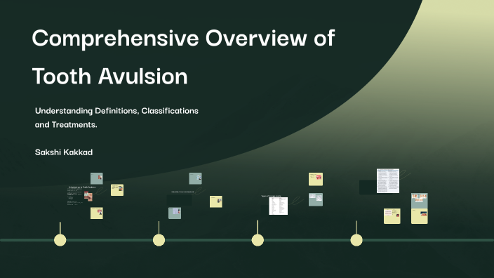 Comprehensive Overview of Tooth Avulsion by Sakshi Kakkad on Prezi