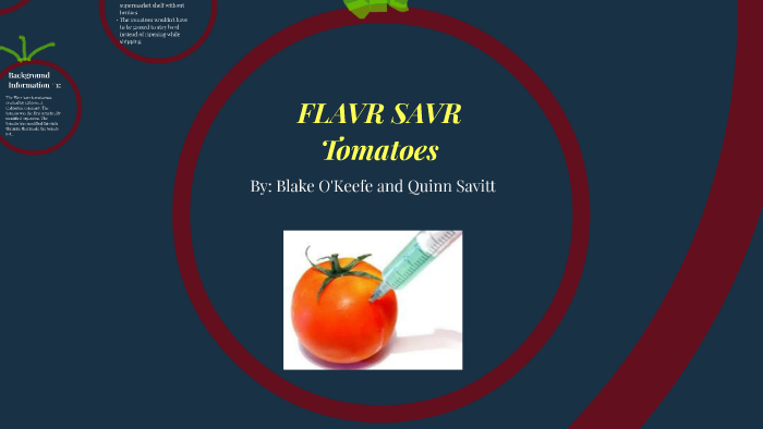 FLAVR SAVR Tomatoes by Quinn Savi on Prezi