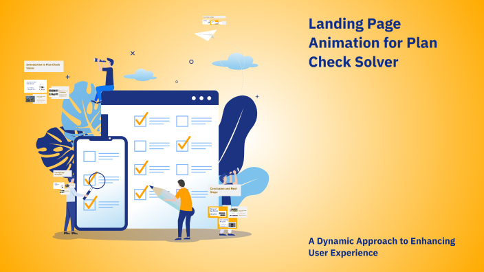 Landing Page Animation for Plan Check Solver by Steven Tibbs on Prezi