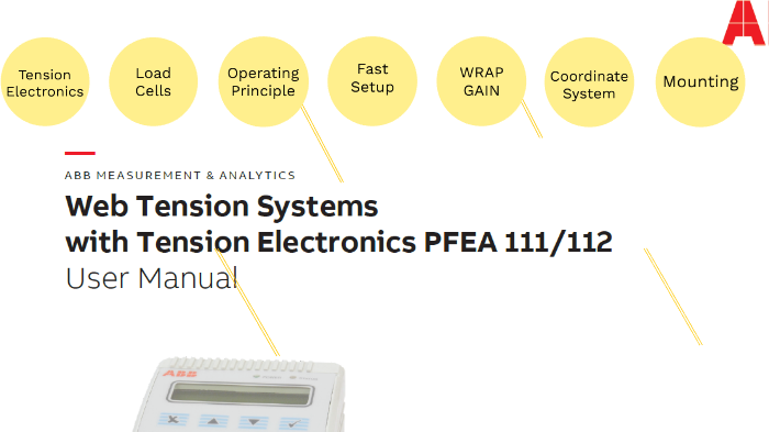 Web Tension Systems with Tension Electronics PFEA 111/112 by william ...