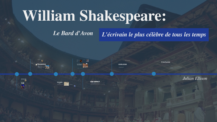 La vie et l'œuvre de William Shakespeare by Julian Ellison on Prezi