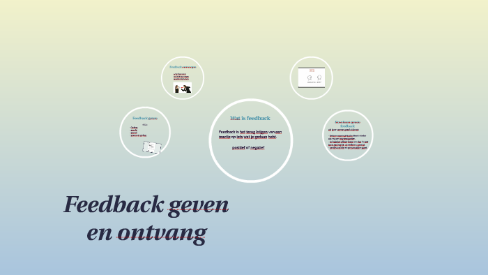 feedback regels by lisanne van dam on Prezi