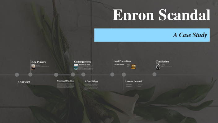 Enron Scandal by Clay Cotten on Prezi