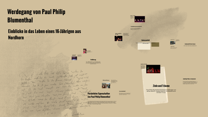 Werdegang von Paul Philip Blumenthal by YH L on Prezi