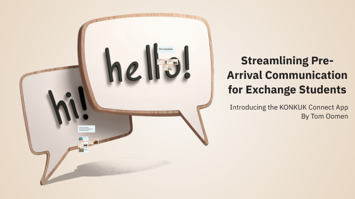 Streamlining Pre-Arrival Communication for Exchange Students by Tom ...