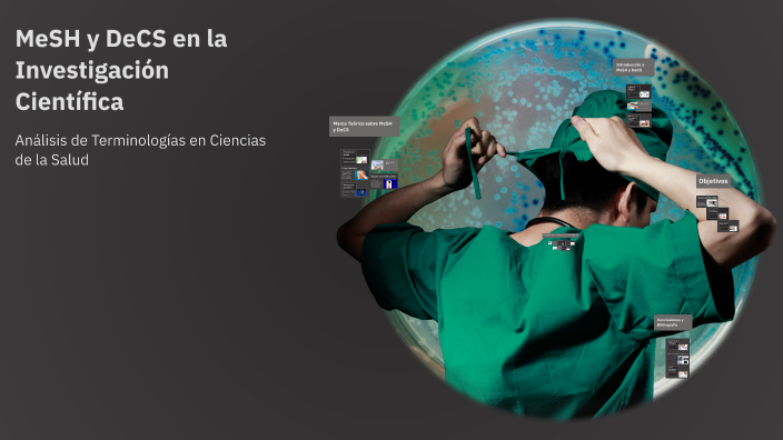 MeSH y DeCS en la Investigación Científica by Maritza Contento on Prezi