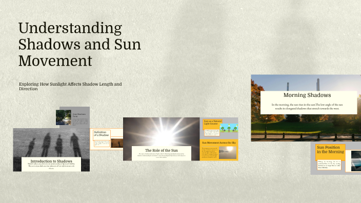 Understanding Shadows and Sun Movement by Hina Sheikh on Prezi
