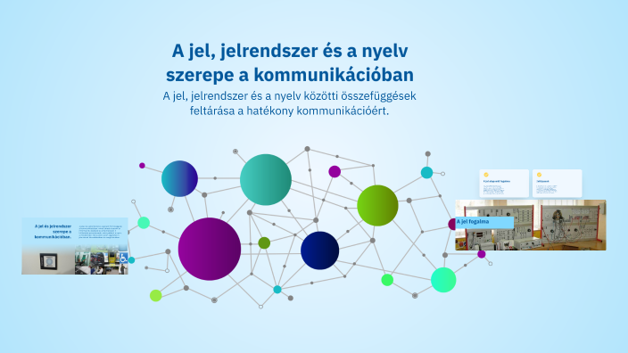 A jel, jelrendszer és a nyelv szerepe a kommunikációban by Urban Ella ...