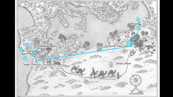 Santiago's Journey: The Alchemist by Becca on Prezi