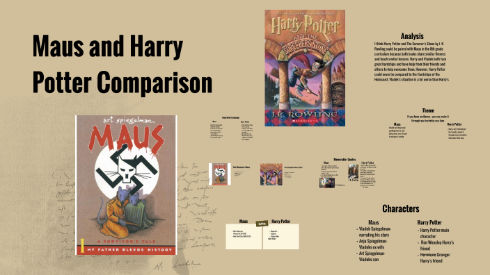 Maus Harry Potter Comparison by Shamaree Brown on Prezi