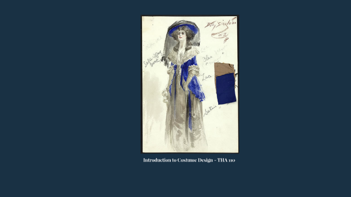 Introduction to Costume Design - THA 110 by Megan Morey on Prezi