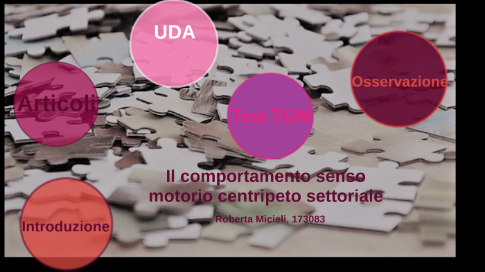 comportamento senso motorio centripeto settoriale by Roberta Micieli on ...