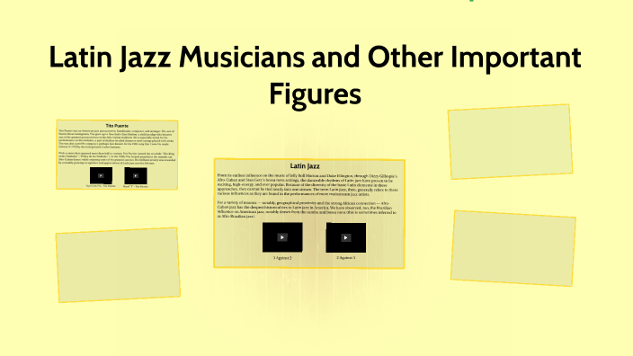 26. Latin Jazz Musicians and Other Important Figures by Ryan Hays on Prezi