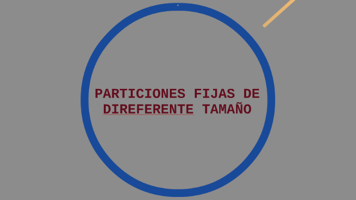 PARTICIONES FIJAS DE DIREFERENTE TAMAÑO by Keider Mendoza on Prezi