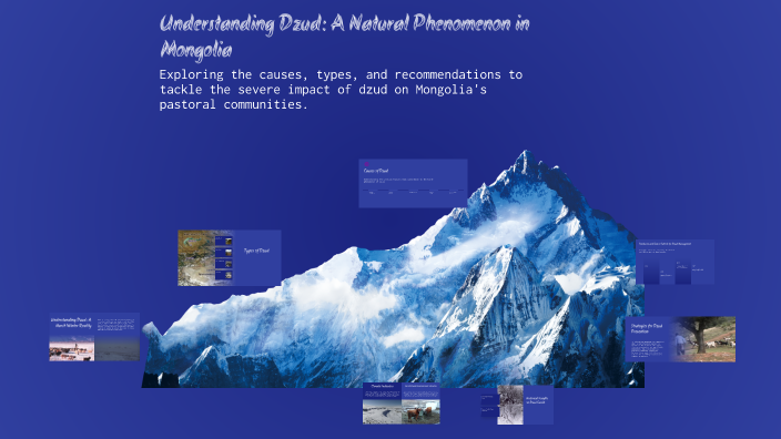 Understanding Dzud: A Natural Phenomenon in Mongolia by Maralgoo ...