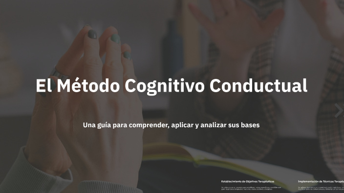El Método Cognitivo Conductual by jessica paez on Prezi